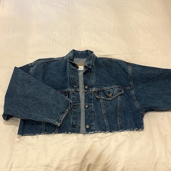 Levi's | Jackets & Coats | Vintage Levis Cropped Denim Jacket With ...